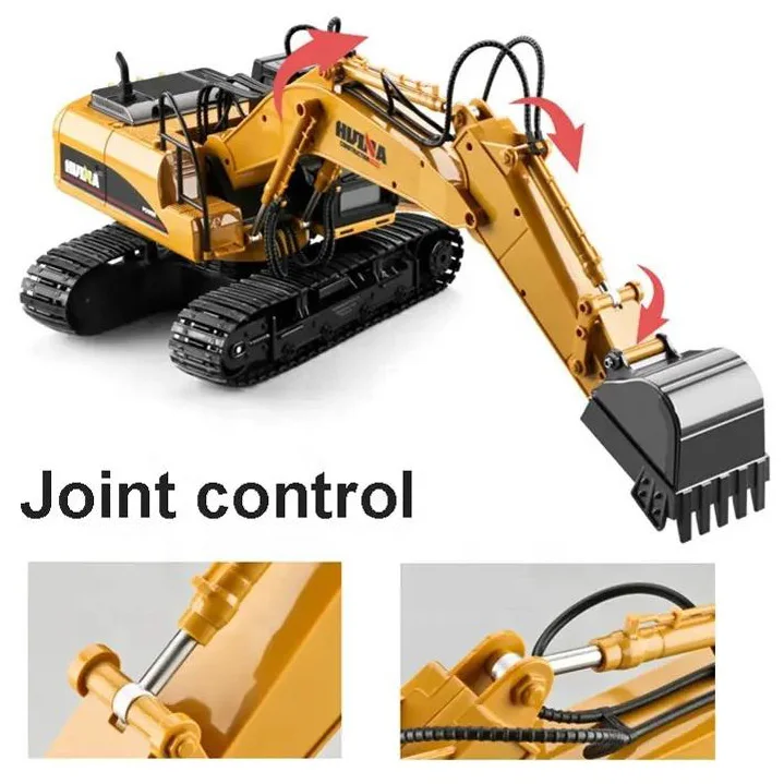 1/14 Remote Control Drilling Excavator 2.4GHz RC Excavator Breaker ...
