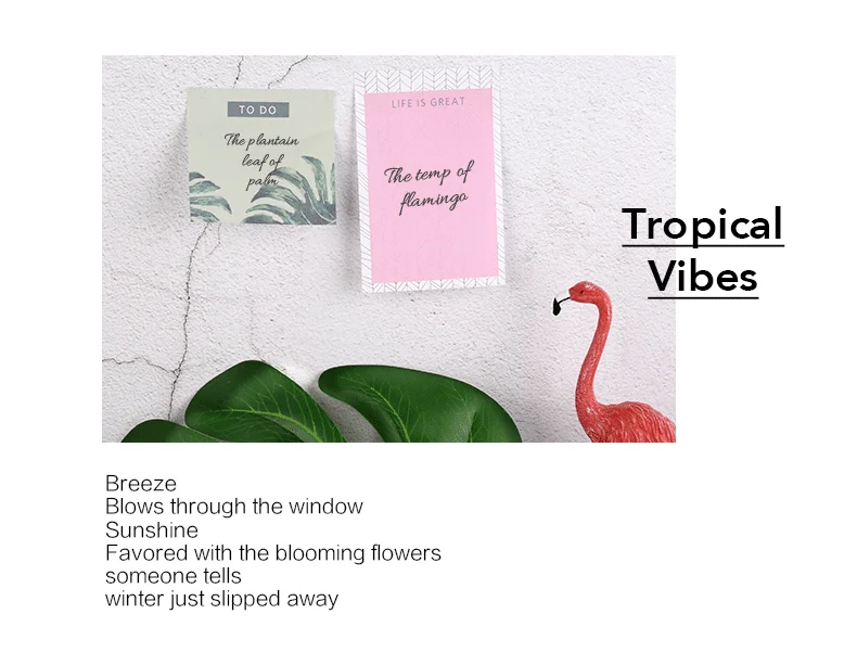 Custom Back To School Tropical Vibes Eco Friendly Stationery Gift Set ...