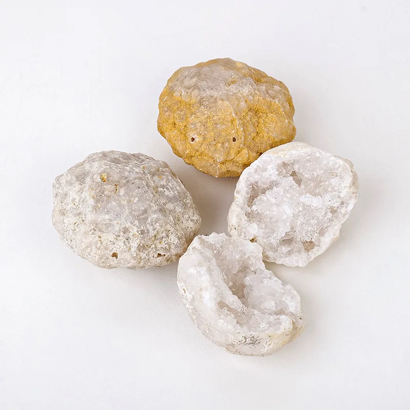 Raw White Moroccan Geodes Moroccan Druzy Crystals Cluster Healing Raw ...