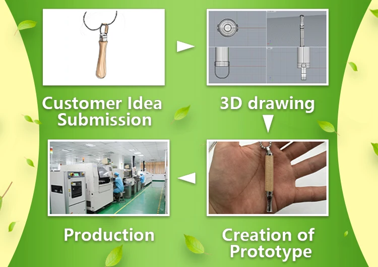 Wood Quit Smoking Pendant - Anti Anxiety Jewelry Whistle