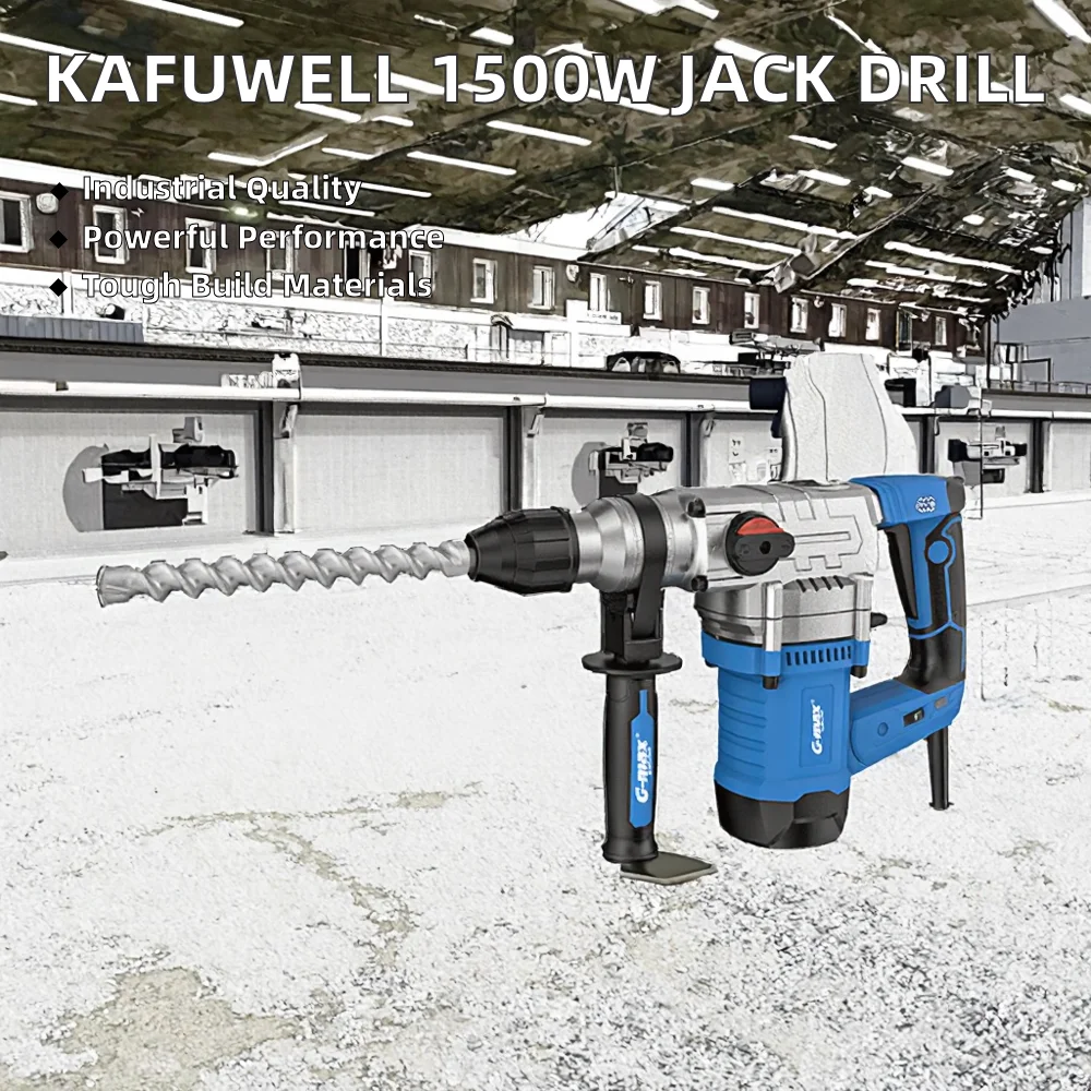 KAFUWELL PA5355A 1500W Industrial Grade Aluminum Portable Electric Jack ...