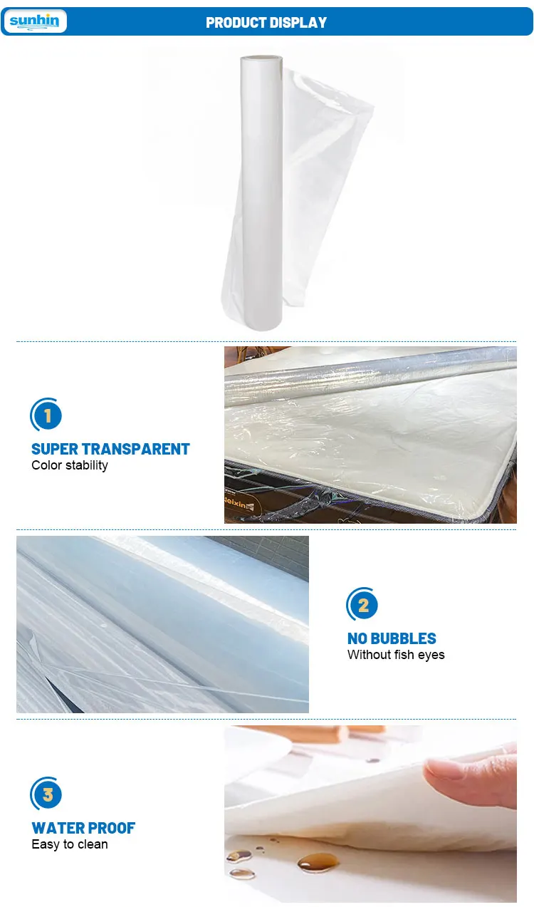 Single Layer Polythene Film Roll Making Packing Film PE Film Roll ...