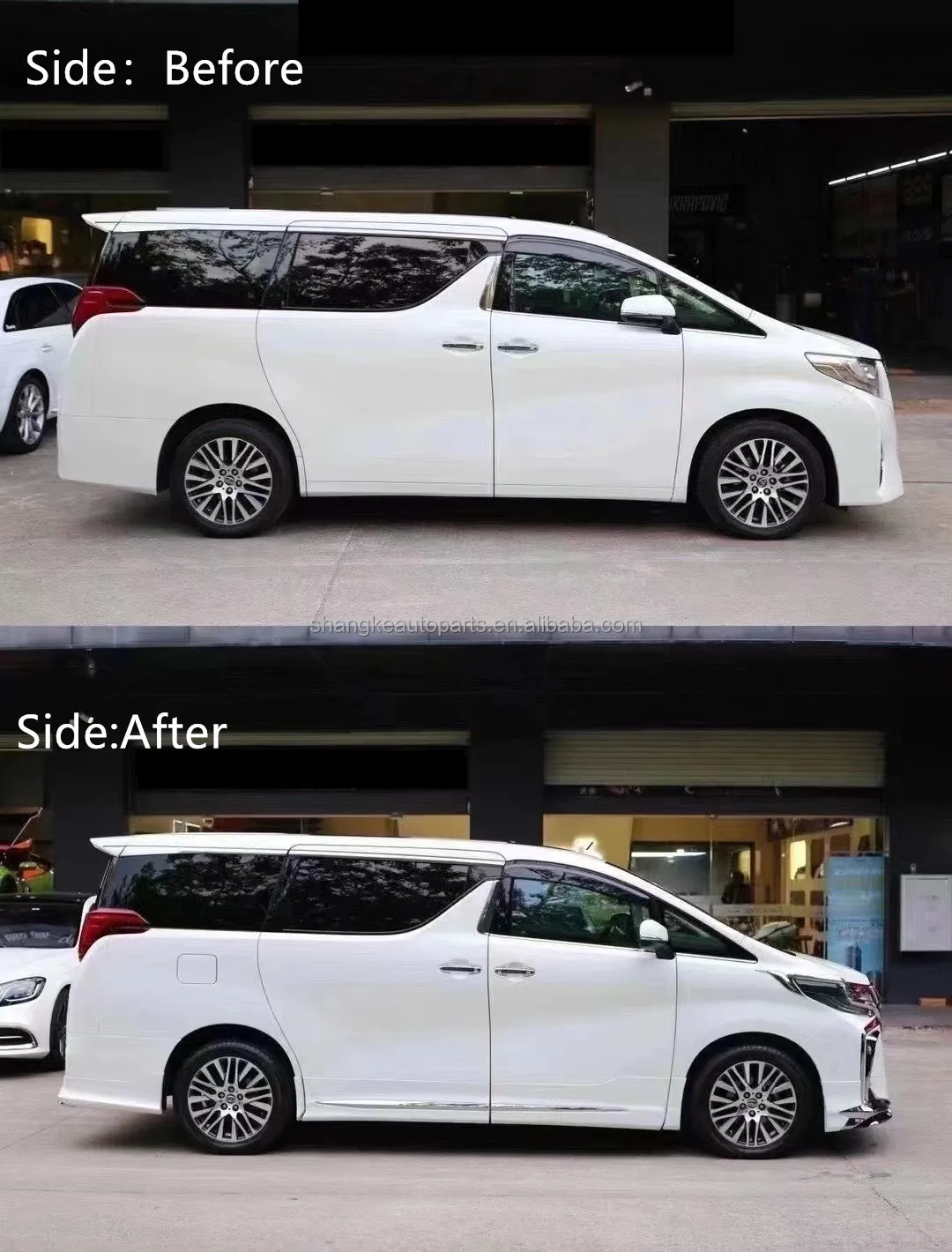 2021 Alphard Body Kit,Old Alphard Upgrade To New One,2015-2016 Upgrade ...