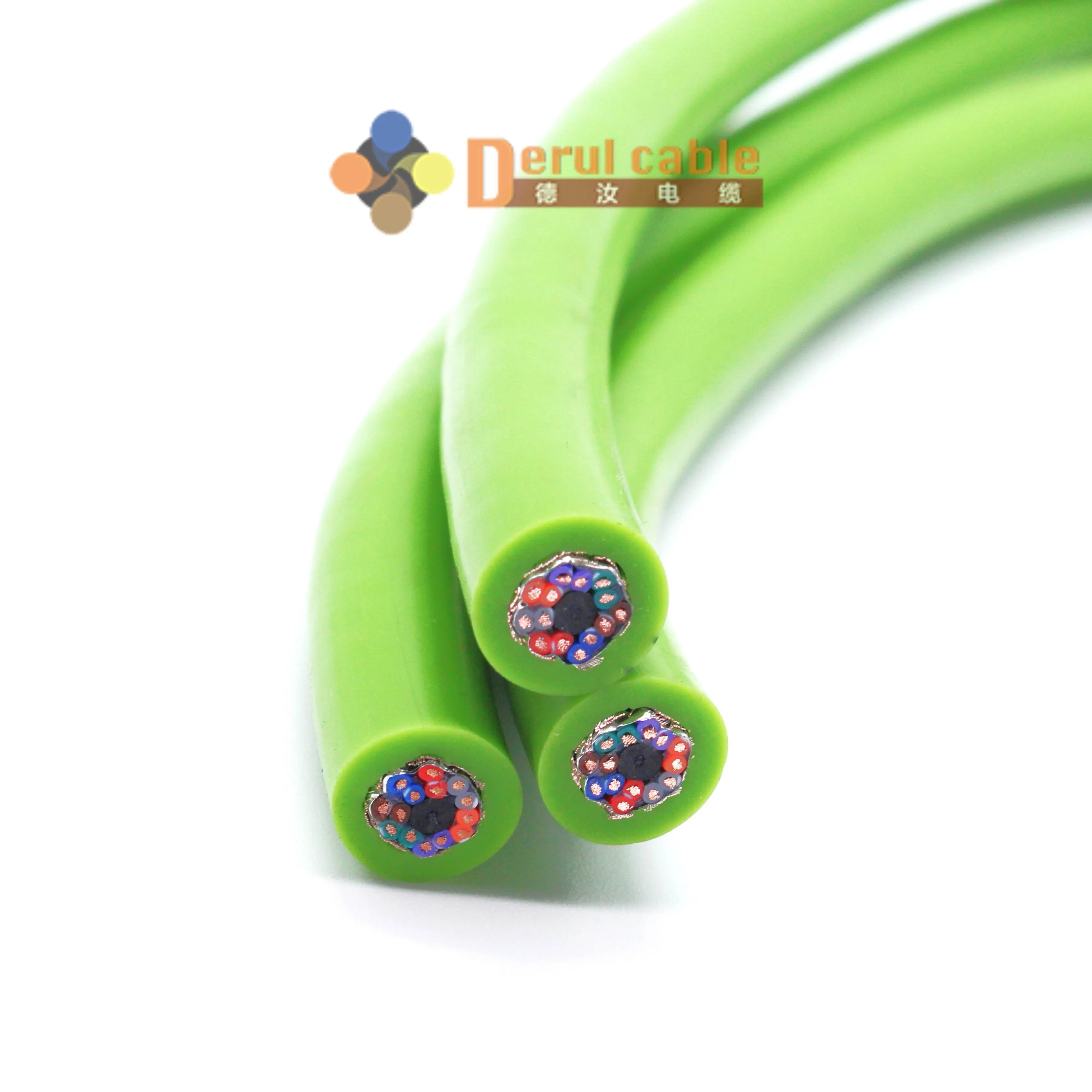 9-core Screened Cable - Industrial PU-CY Copper Towline