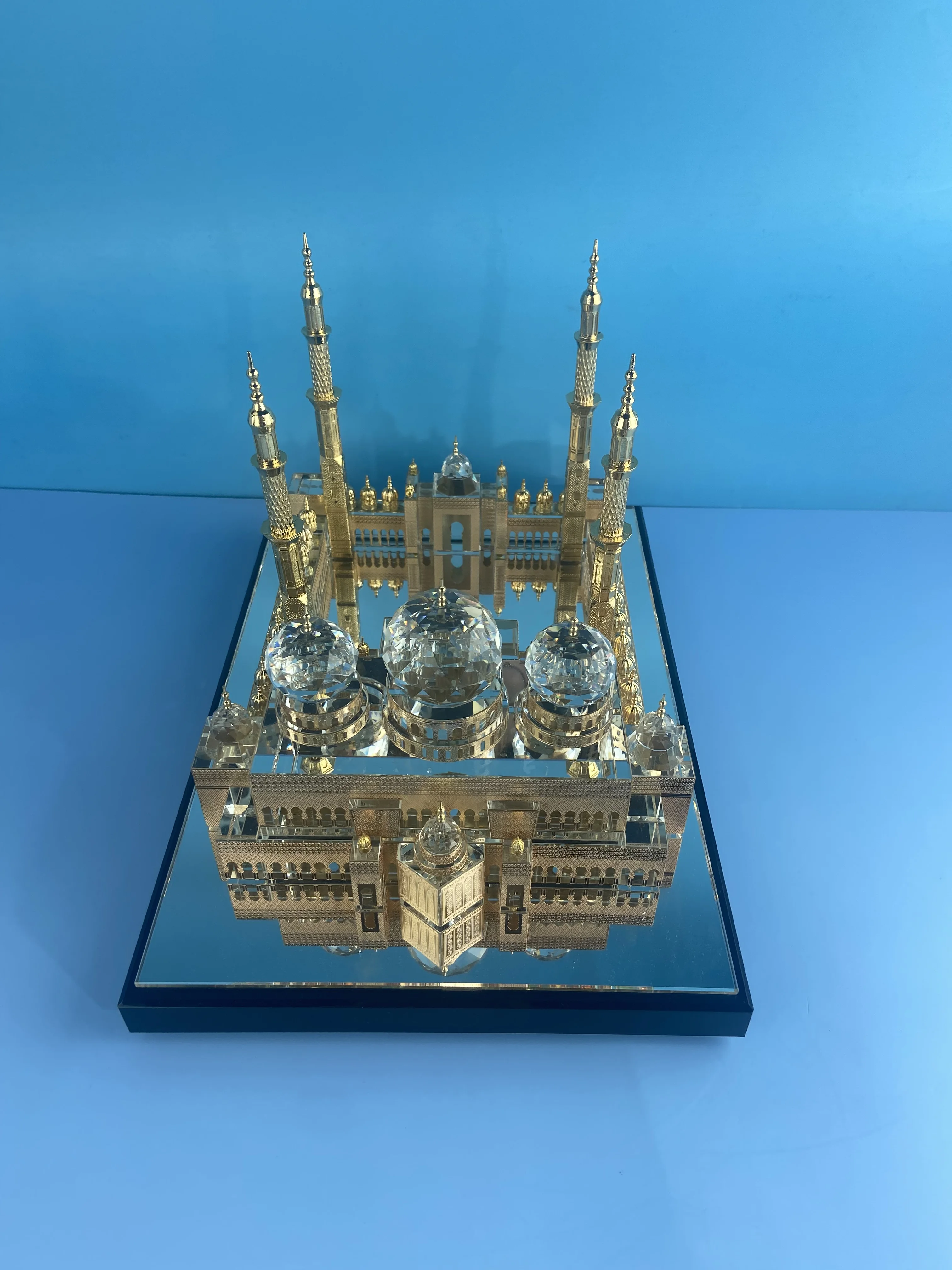 Madina Mosque Scale Crystal Kaaba Model - Souvenir Gift