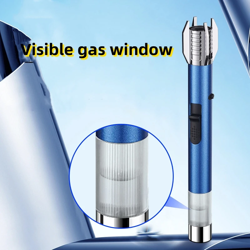 Powerful Blue Flame Torch Lighter - Adjustable & Refillable