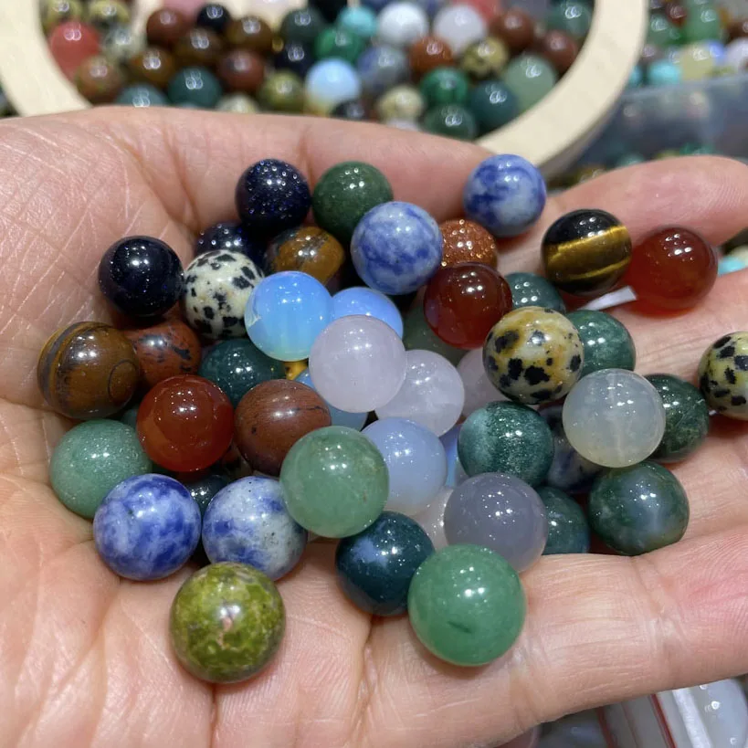 Wholesale Natural Small Agate Mixed Mini Crystal Ball Sphere - Buy ...