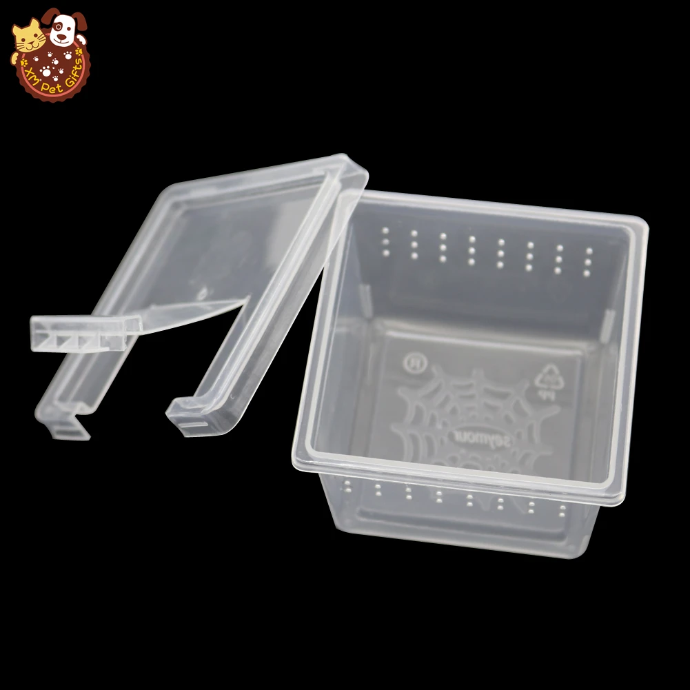65x65x45mm Spider Small Rearing Box With Flip Cover Vent Hole Live ...