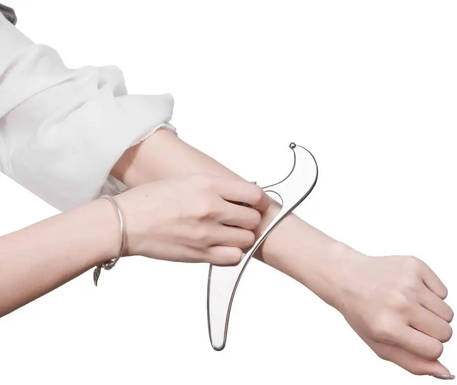 IASTM Gua Sha Tools Metal Fascial Knife Scraping Massager Body ...