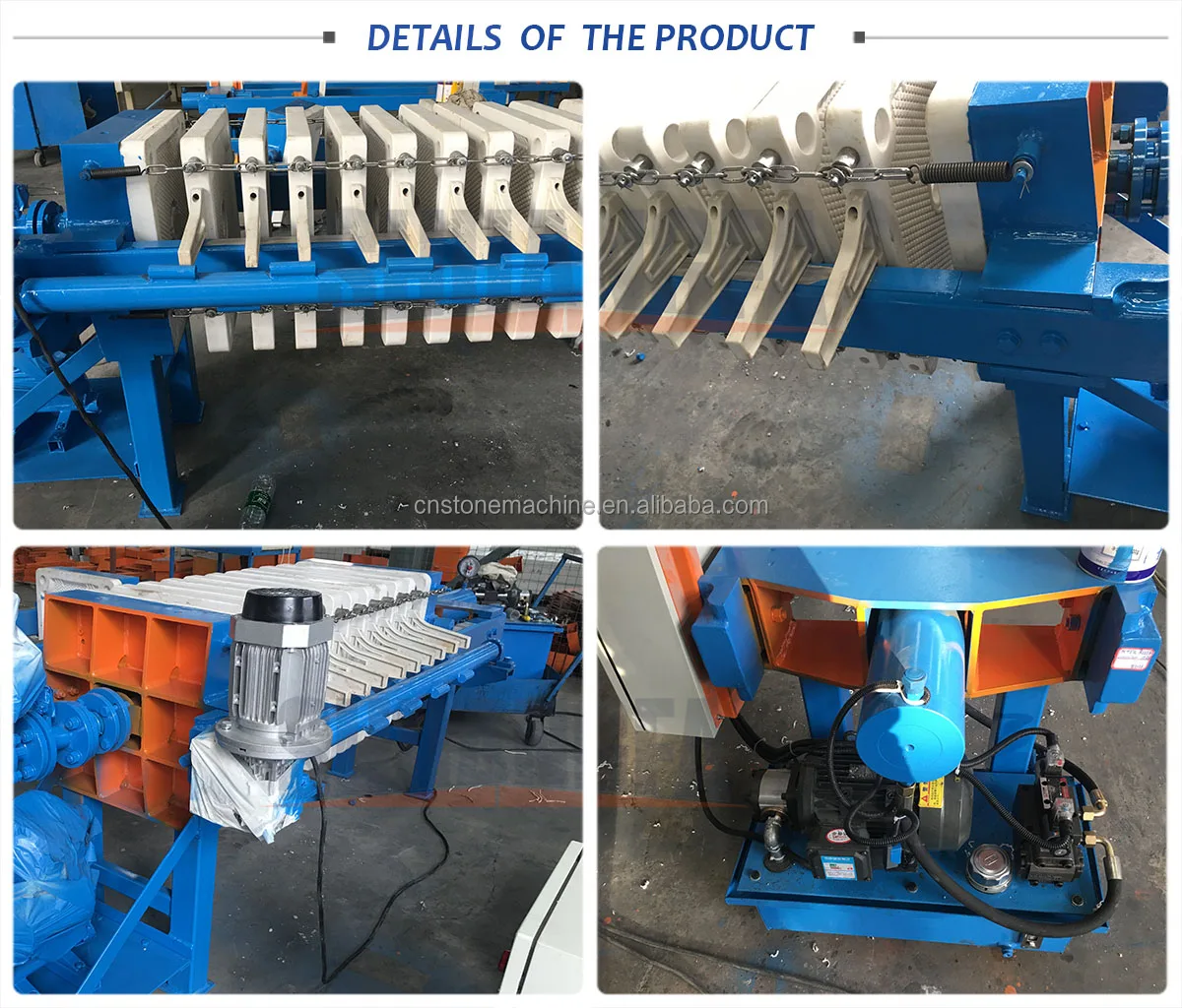 Auto Stone Factory Waste Water Treatment System Efficient Filter Press ...