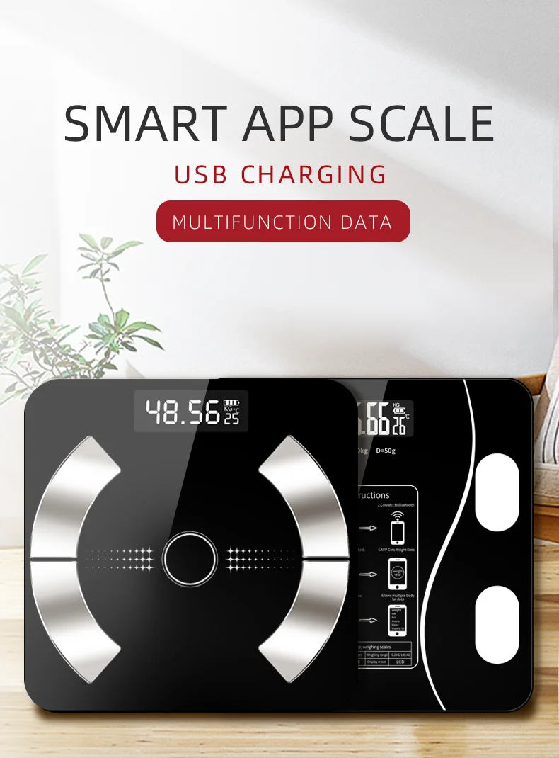 2021 Electric Weight Scale - Smart Body Fat Portable Digital Scale