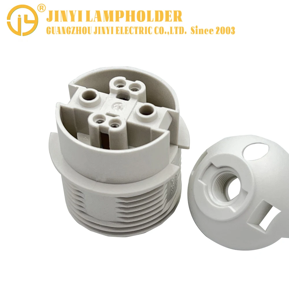 E27 Plastic Lampholder Light Fixtures With Ring Base Led Lamp Fitting ...