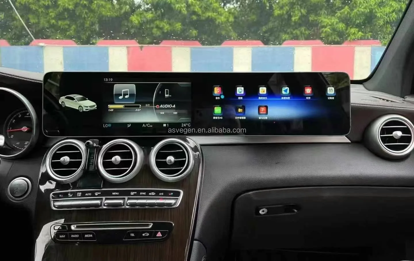 12.3inch Dual Screen 8+128 Android 12 Car Video Radio Player GPS ...