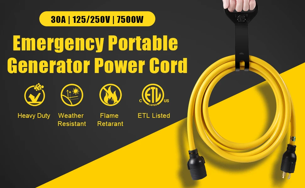 50 Amp Generator Power Inlet Box Nema L14-30p 125/250 Volt Power Inlet ...