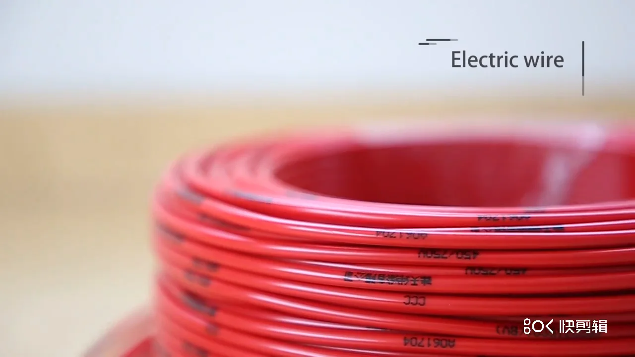 Double Copper Cores Twisted Electric Wires Blue/red Pvc Coated Wire ...