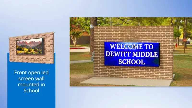 Double Sided LED Sign Board - WIFI Control & Waterproof