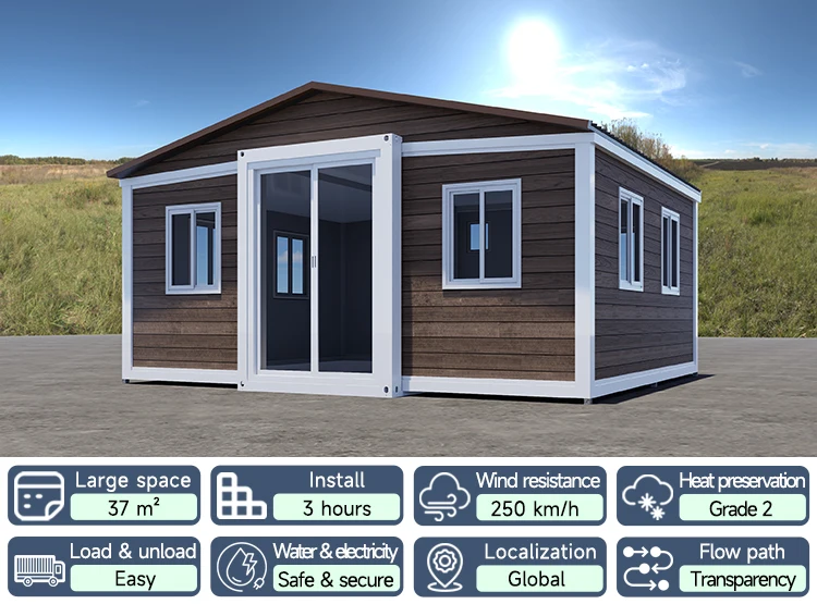 High Quality Foldable Office Modular Low Cost Housing
