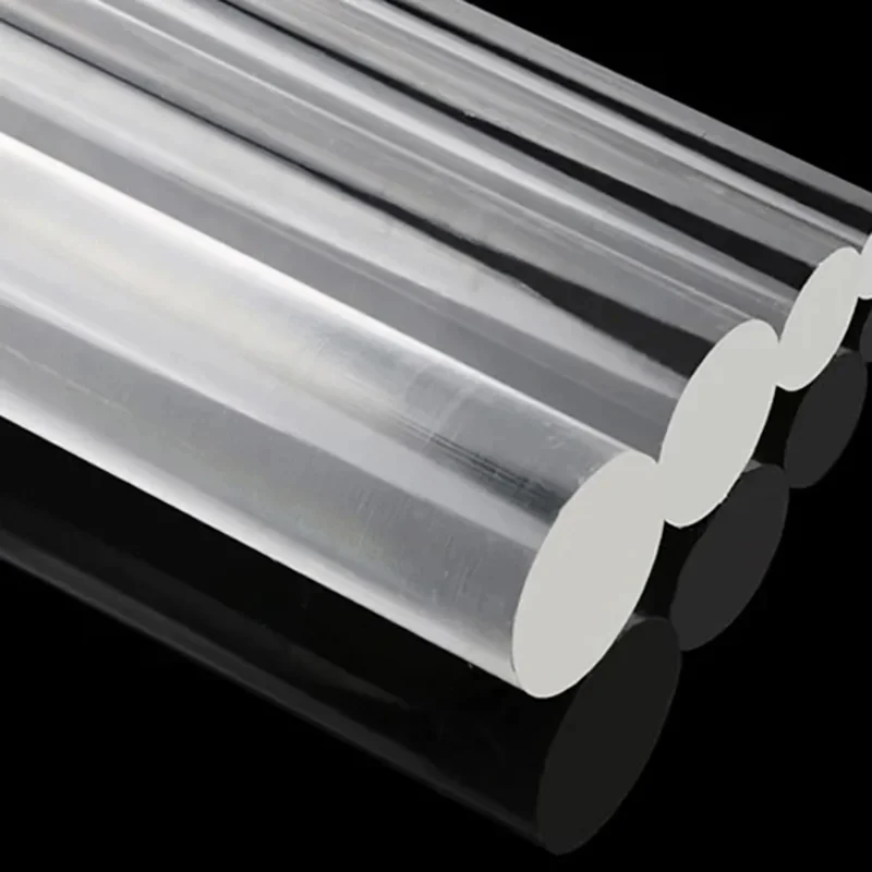 Clear Acrylic Round Rod Lucite Block Stick 2mm 3mm 4mm 5mm 6mm 8mm 10mm ...
