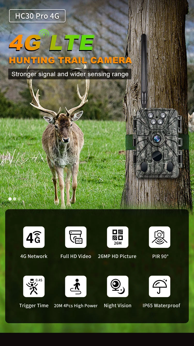 Hiicam Outdoor Security Wireless Night Vision Infrared Wildlife Thermal ...