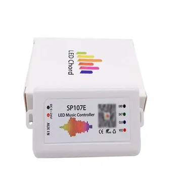 Pixel Led Controller Led Music Controller Sp105e Sp107e Sp108e Dc5-24v ...