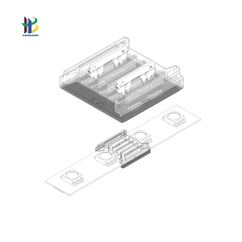 DIY Aluminum profile connectors led strip connector 2 pin LED ...