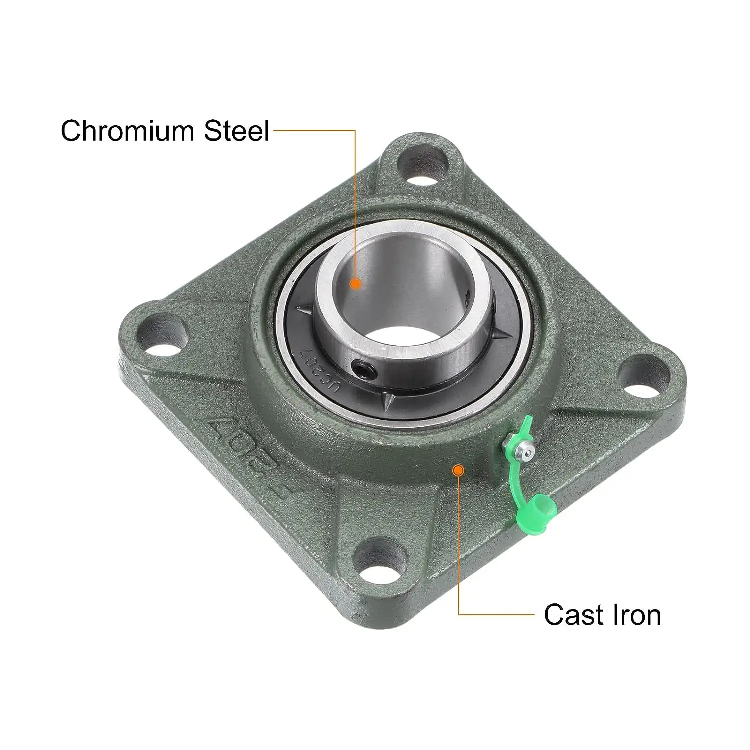 MTZC UCF313 Square Flange Mounted Housing Bearing UCF 305 UCF 313 ...