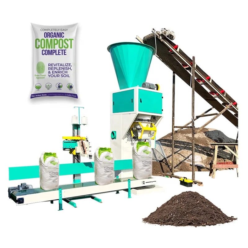 Gravel Stone Bagging Machine 5kg 10kg 25kg 50kg Animal Feed Limestone ...