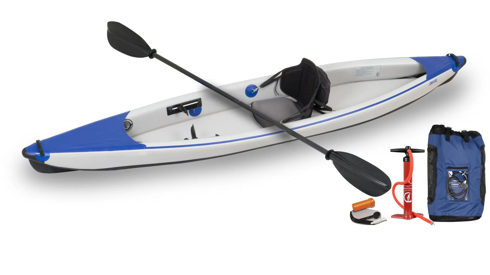 Single Pvc Drop Stitch Inflatable Kayak With Pedal - Buy Inflatable ...