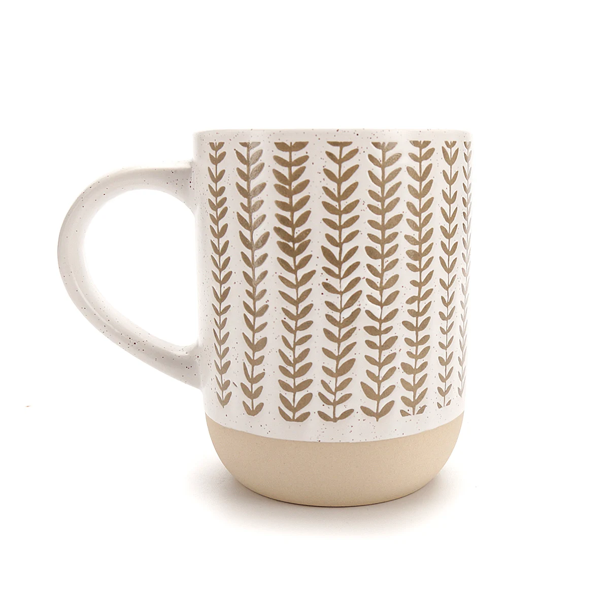 16oz New Design Cosmetic Bottom Nature Baked Stoneware Spring Mug Set ...