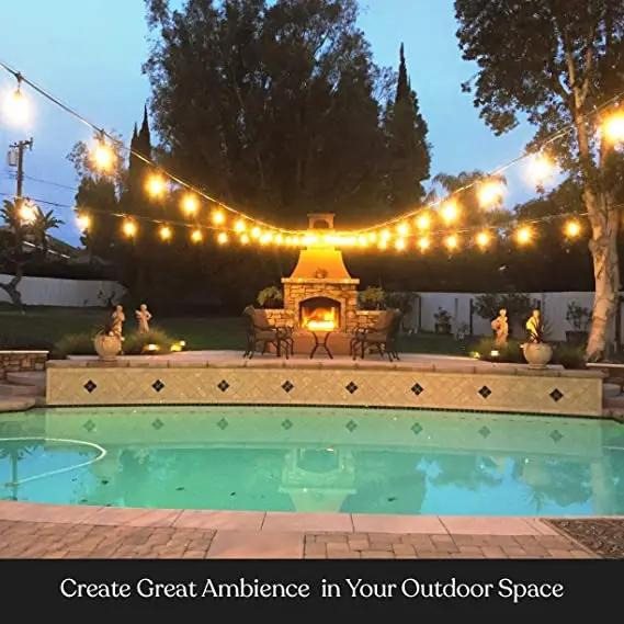 Commercial Grade Christmas Decoration Warm White 0.8w Faceted C9 Smd ...