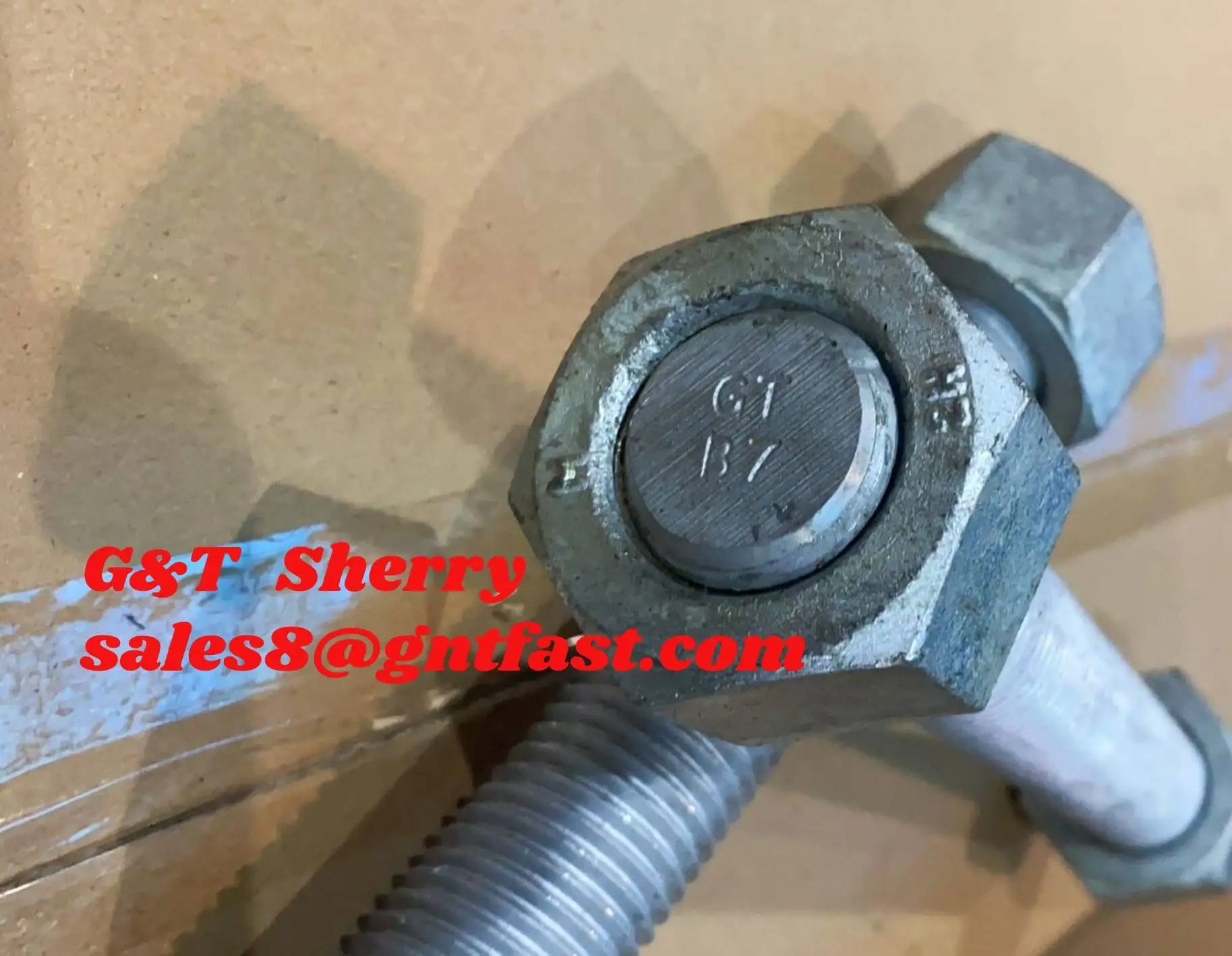 Threaded Steel Bolts with Heavy Hex Nuts - GT Stud Bolts
