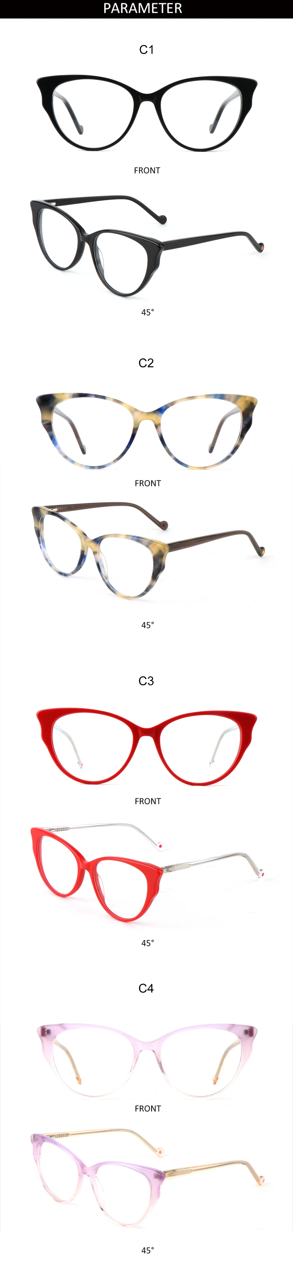 2023 Oem Acetate Optical Frame Acetate Optical Eyeglasses Frames ...