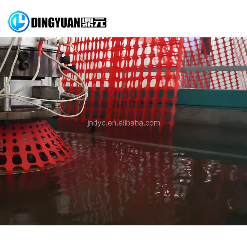 Plastic Bury Warning Mesh Safety Barrier Net Making Machine - Buy ...