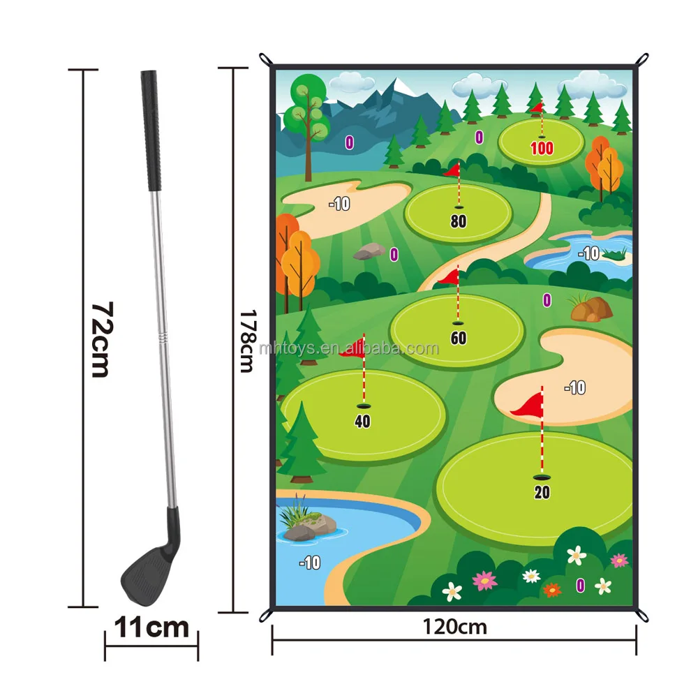 Golf Sticky Balls Chipping Game Kids Stick Golf Chip Training Playing ...