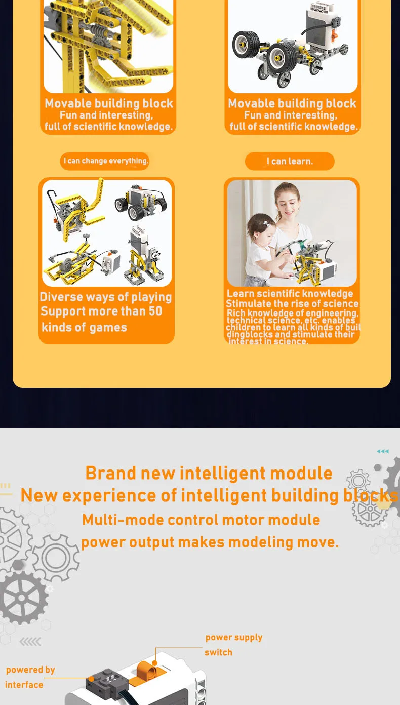 Set It Brick Kids Robot Is: Educational DIY Building Blocks