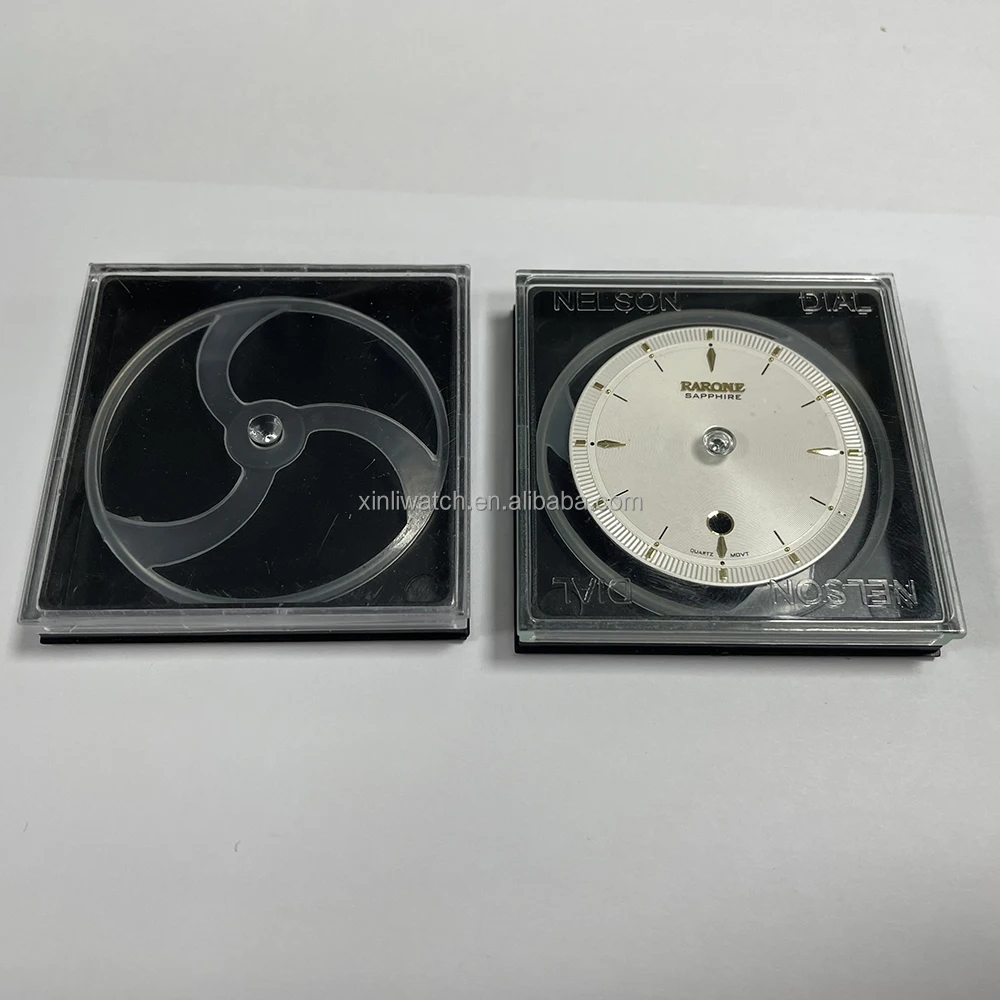 Custom Made Plastic Black Watch Dial Holder - Square Shape Case with ...