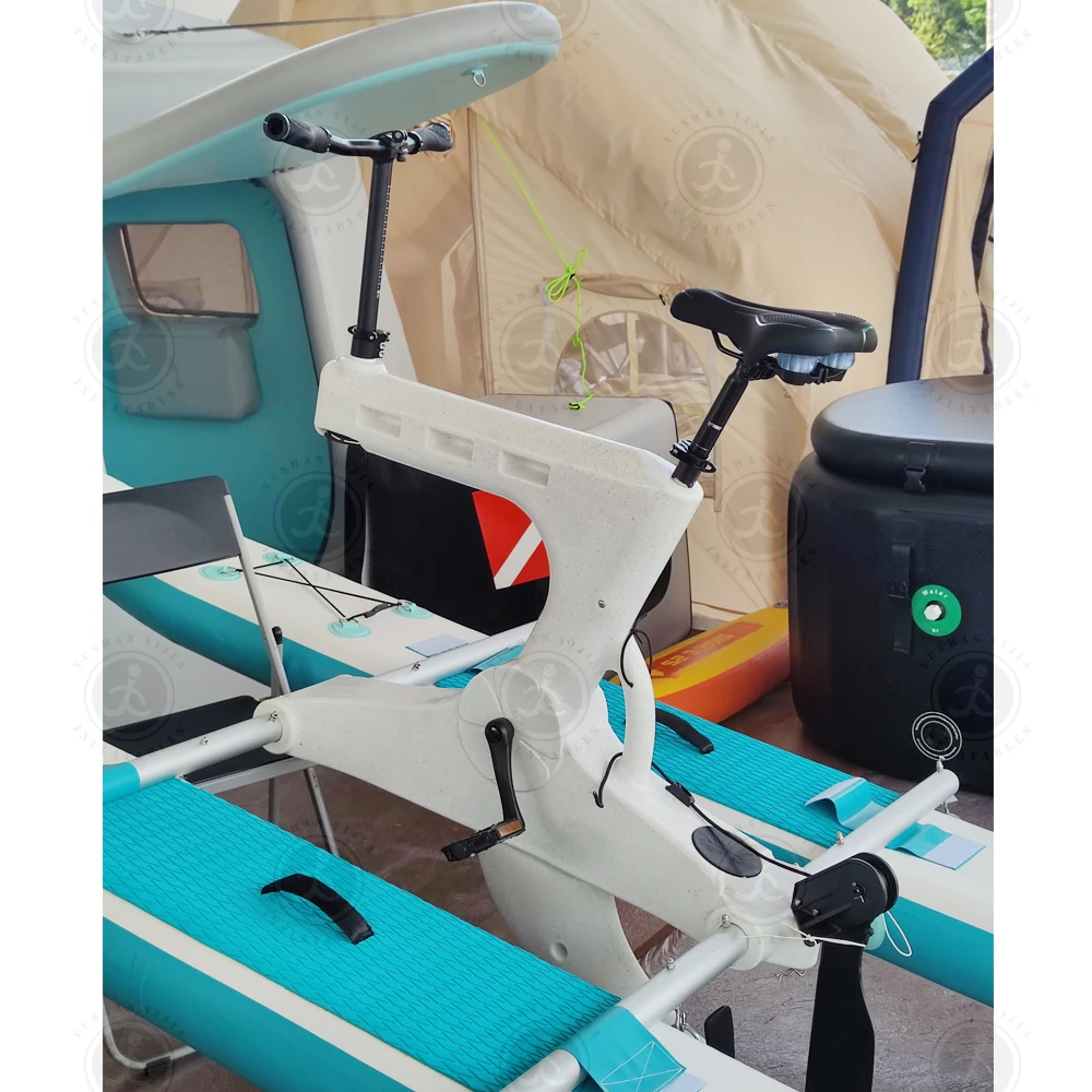 Cheap Water Bike Boat Inflatable Water Bicycle Aqua Bike Floating Water ...