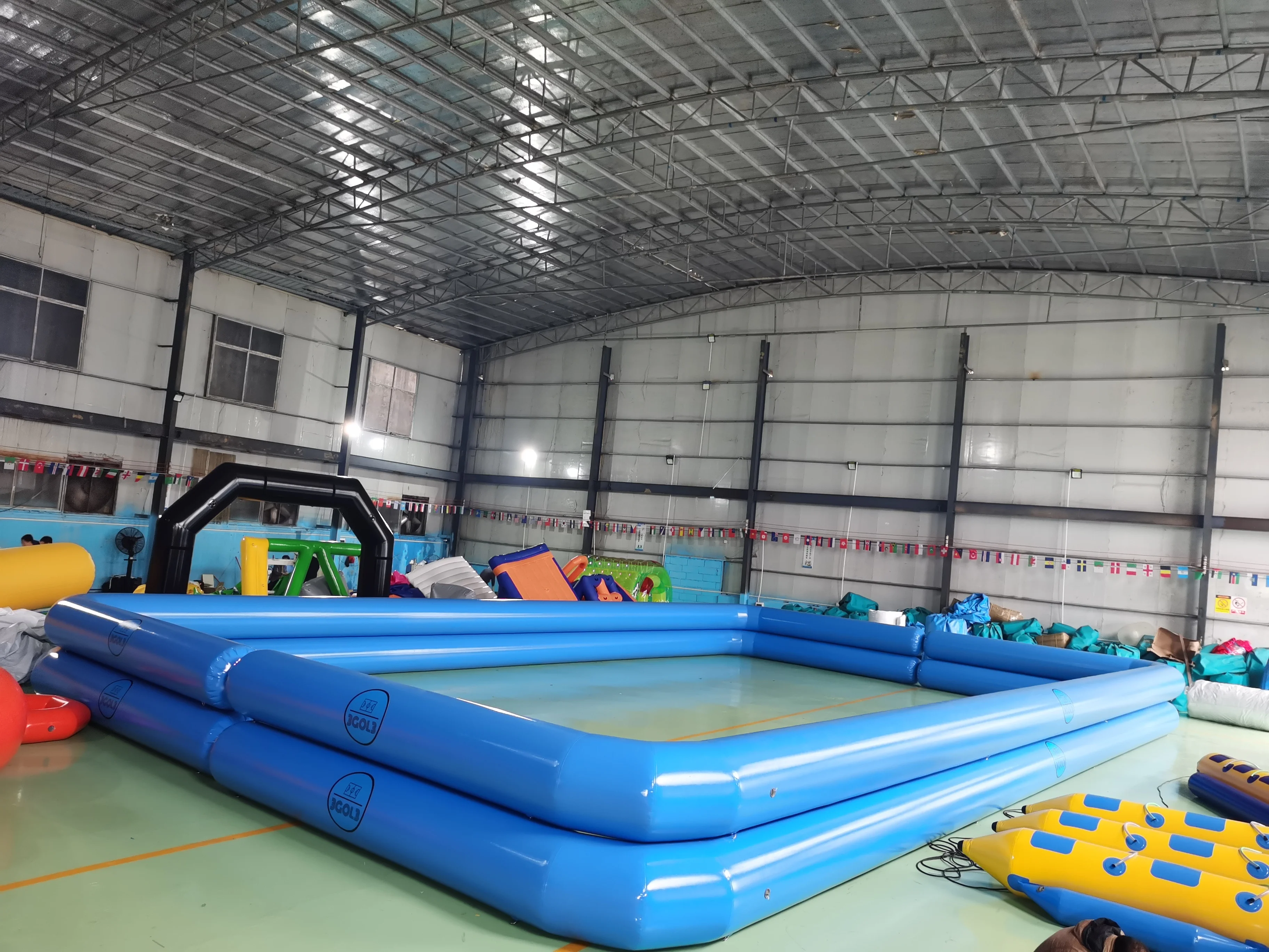 Inflatable Pitch 3v3 Football Tournament Indoor Or Outdoor Inflatable ...