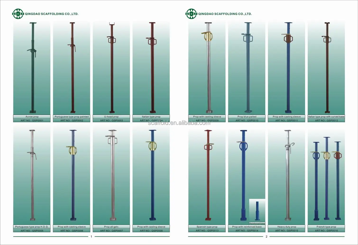 Construction Building Formwork Steel Concrete Shoring Props Scaffolding ...