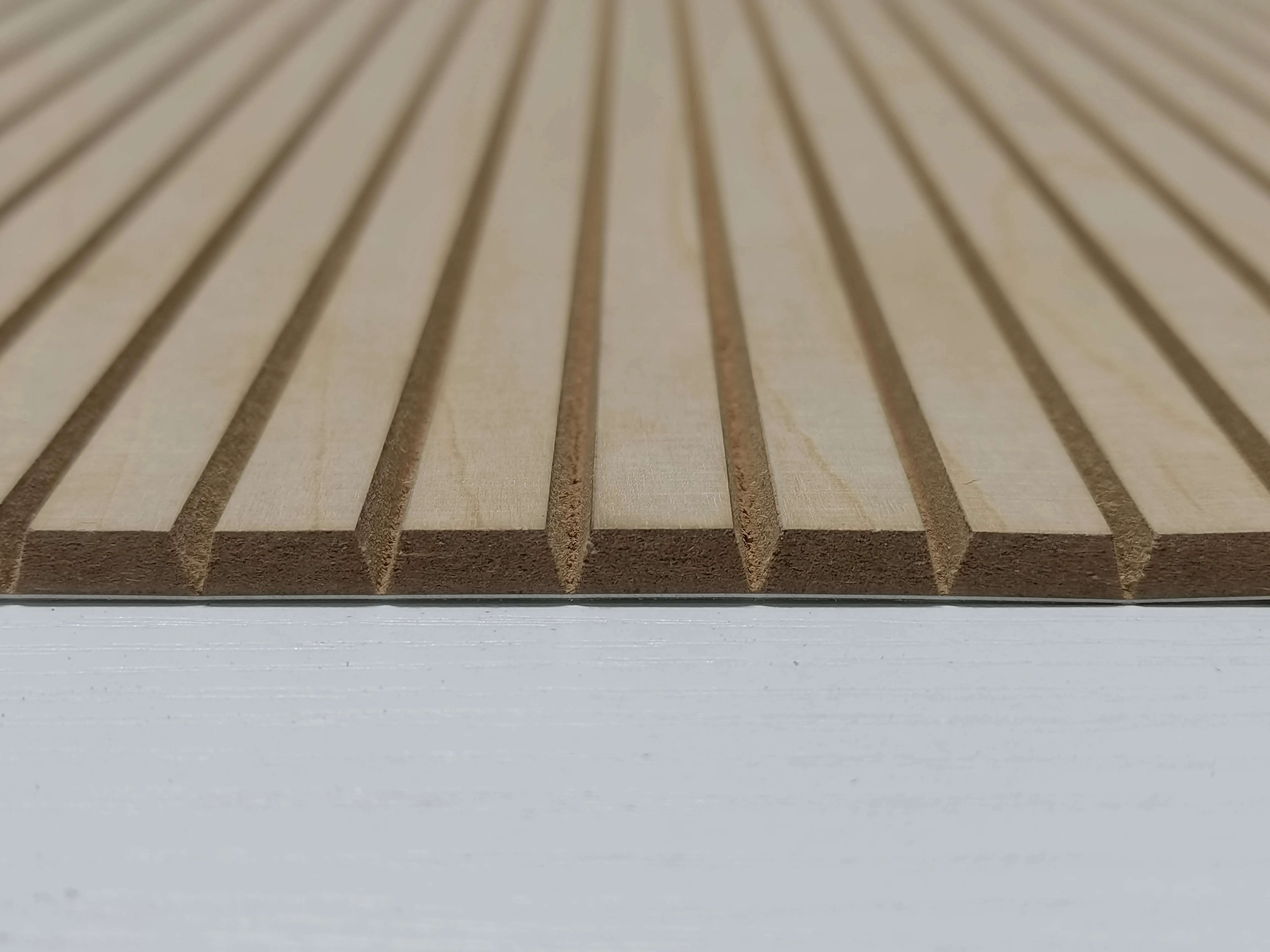 3D Wood Veneer MDF Wave Board Wall Decor - Flexible & Stylish