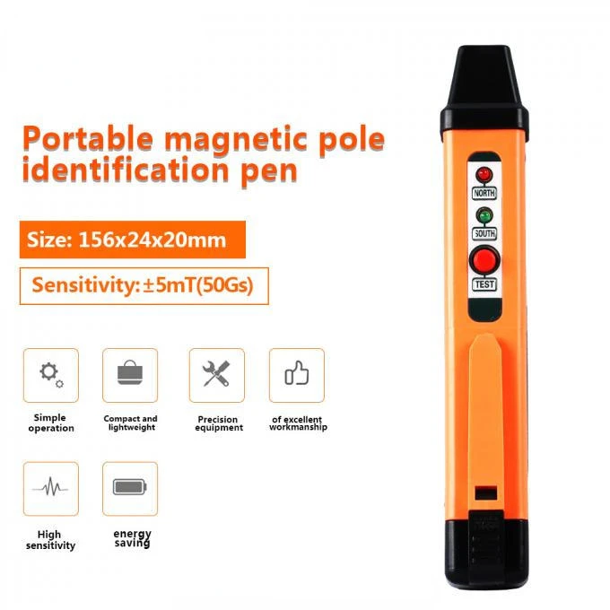 Decca 862m Magnetic Polar Identification Pen 50gs Sensitivity Auto ...