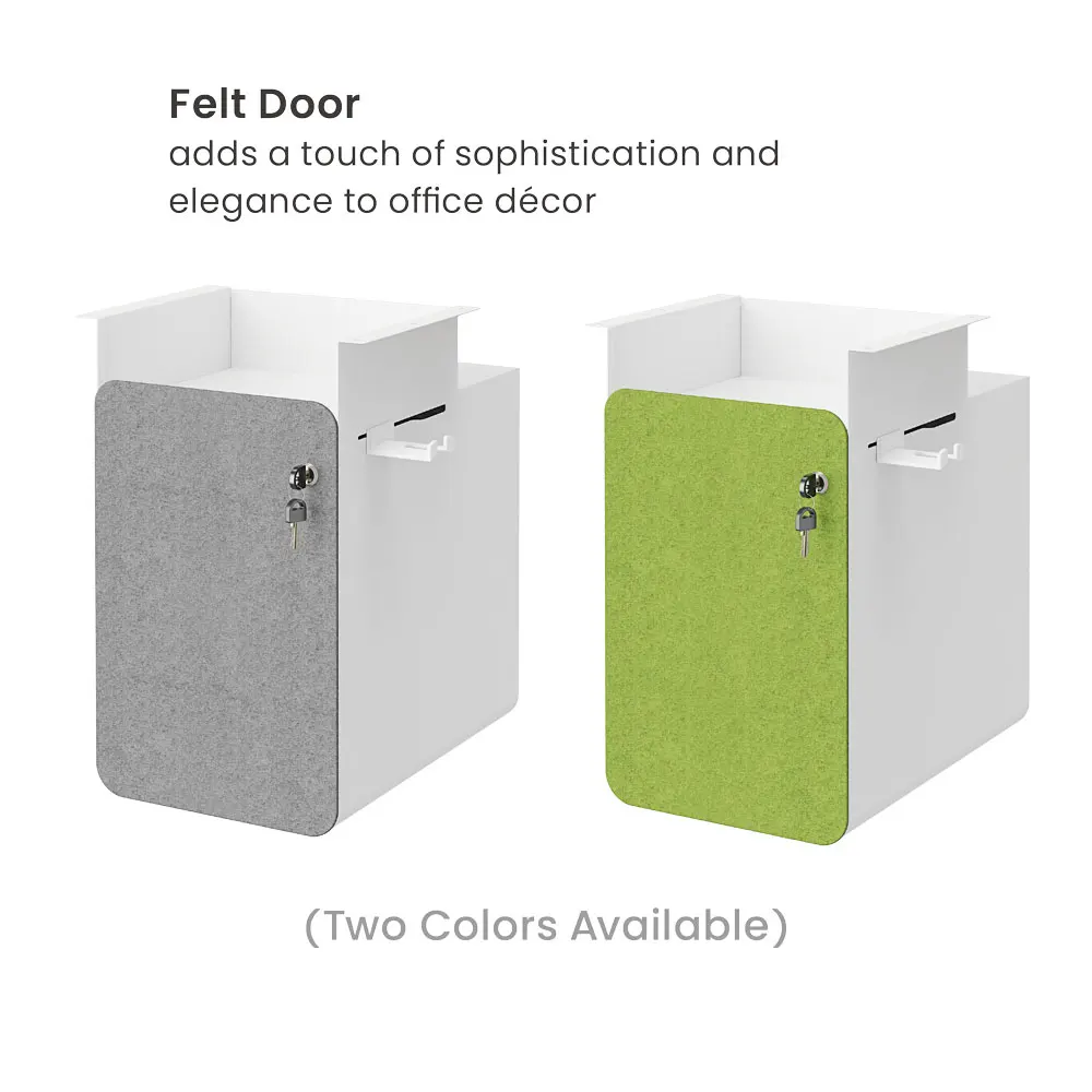 Under Desk Office Organizer Cube Desk-Mounted Lockable Wholesale File ...