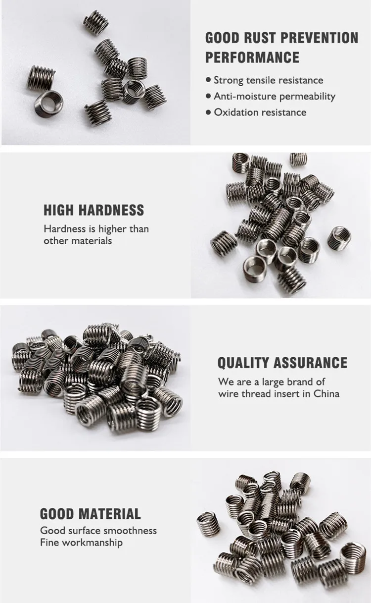 Metric UNC UNF Tangless Coil Screw Thread Insert| Alibaba.com