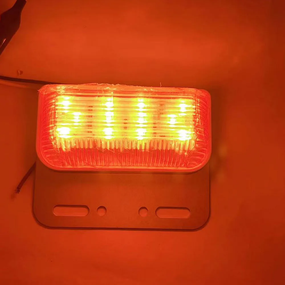 Truck And Car Square Led Side Lights Turn Signal Warning Light ...
