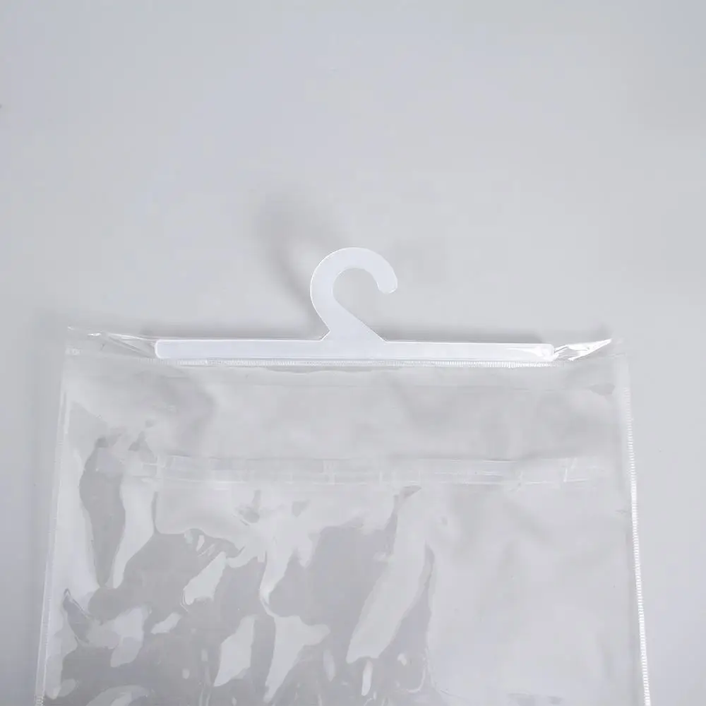 Custom Transparent PVC Packing Bag with Plastic Hanger
