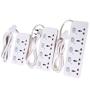 Cheap Price 2m Cable Multi Plug Power Strip 3 4 5 Way Heavy Duty ...