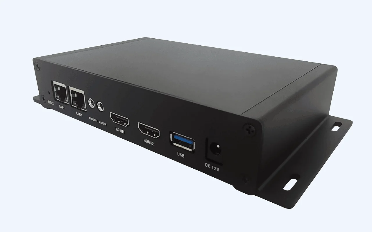 HX4060 Video Decoder - 32 IP Streams, H.265 UHD 4K Support