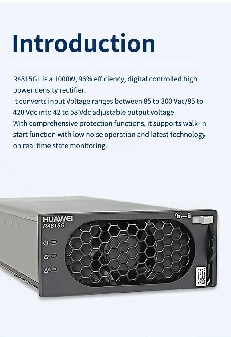 1000w 1u High Efficiency Rectifier Module R4815g1 Telecom Rectifier ...