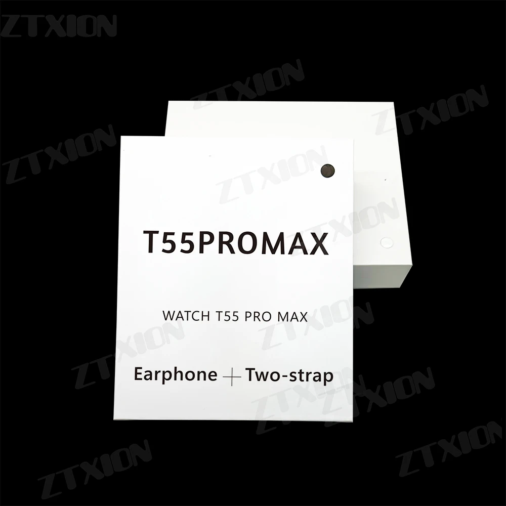 T55 Pro Max Smart Watch With Airbuds Tws Set 2 In One 2024 Series 8 7 ...