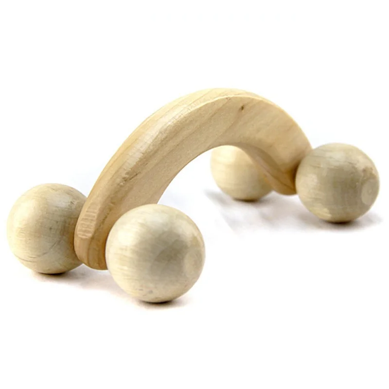 Wooden Handheld Body Roller - Relief for Muscle Pain